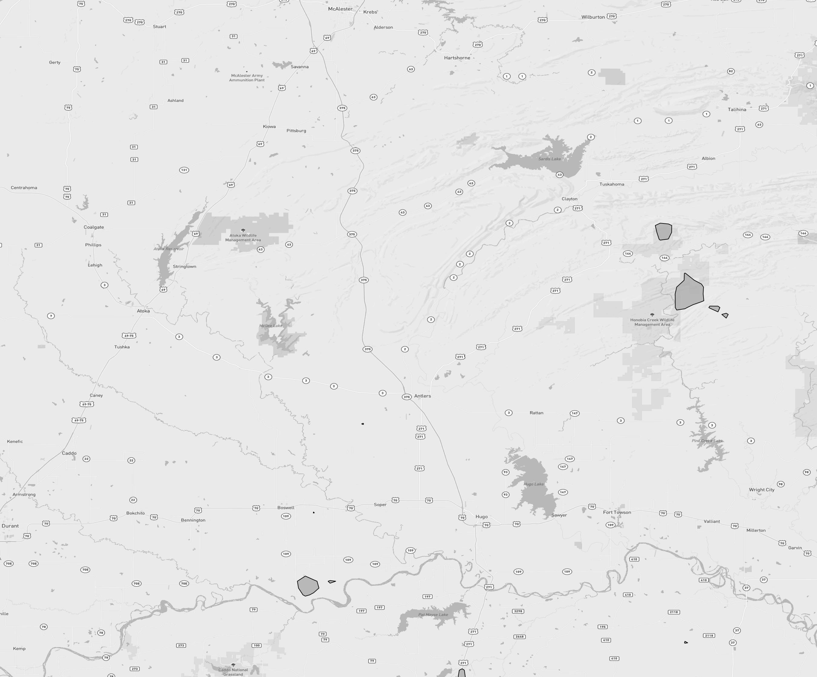 Free Hail Map: Clayton, OK - Jul 26, 2025 | HailGeeks