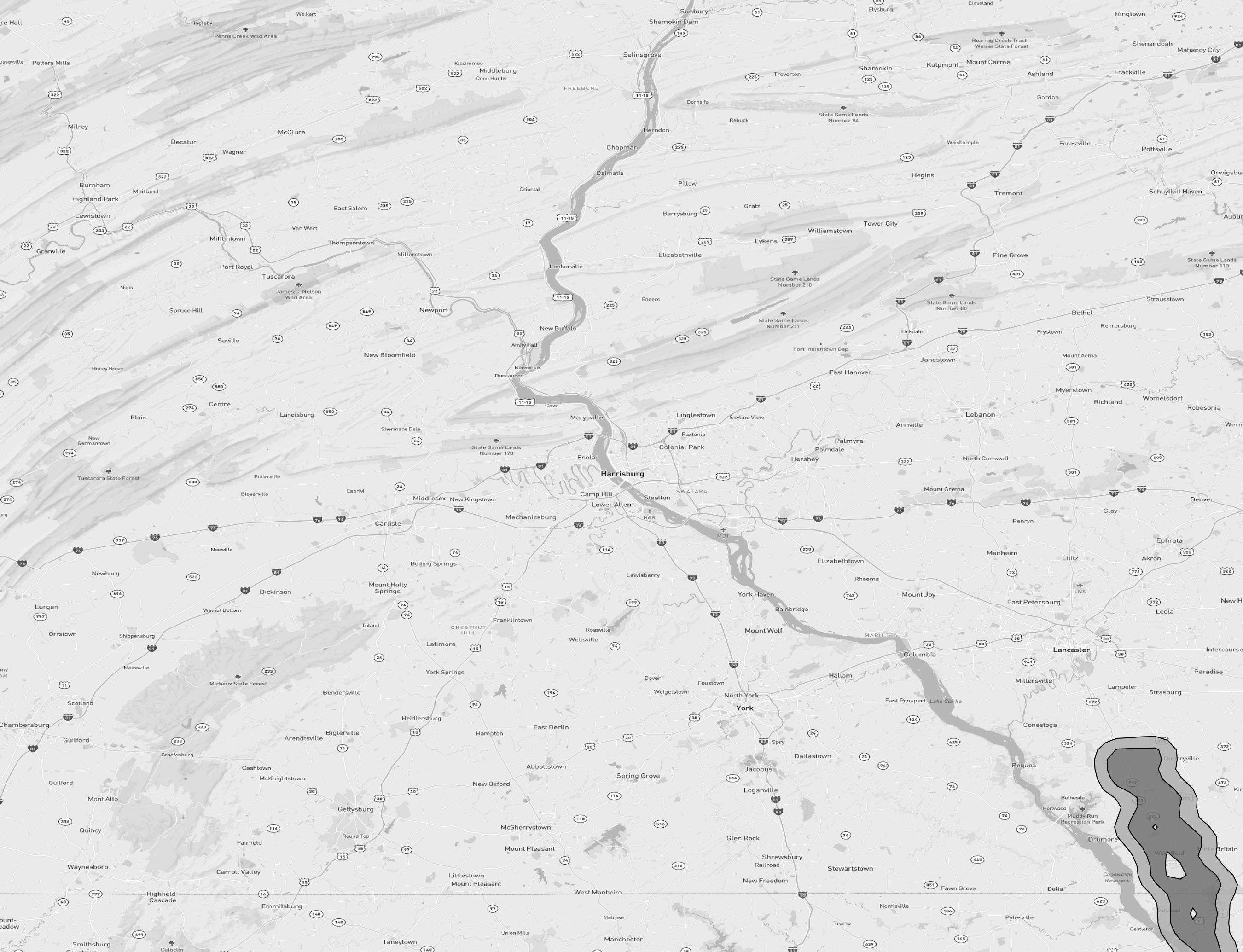 Free Hail Map: Wakefield, PA - Aug 17, 2025 | HailGeeks