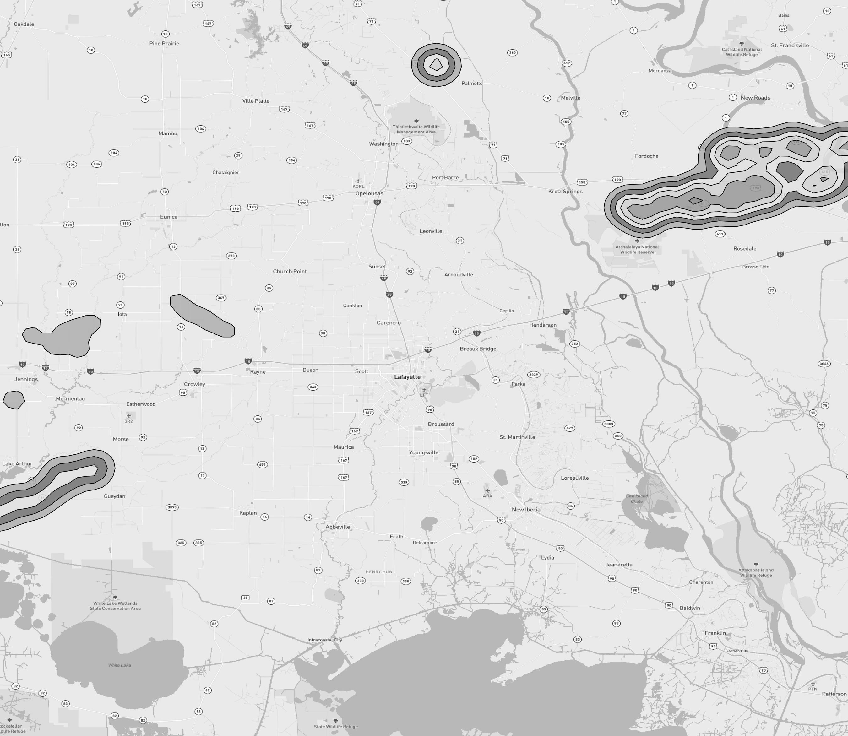 Free Hail Map: Erwinville, LA - May 21, 2025 | HailGeeks
