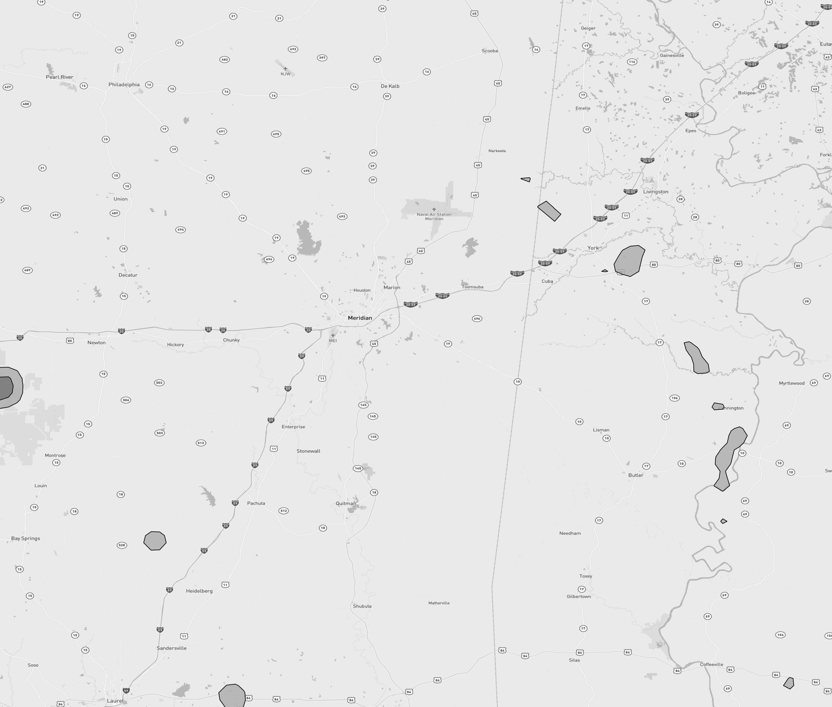 Free Hail Map: Pennington, AL - May 11, 2025 | HailGeeks