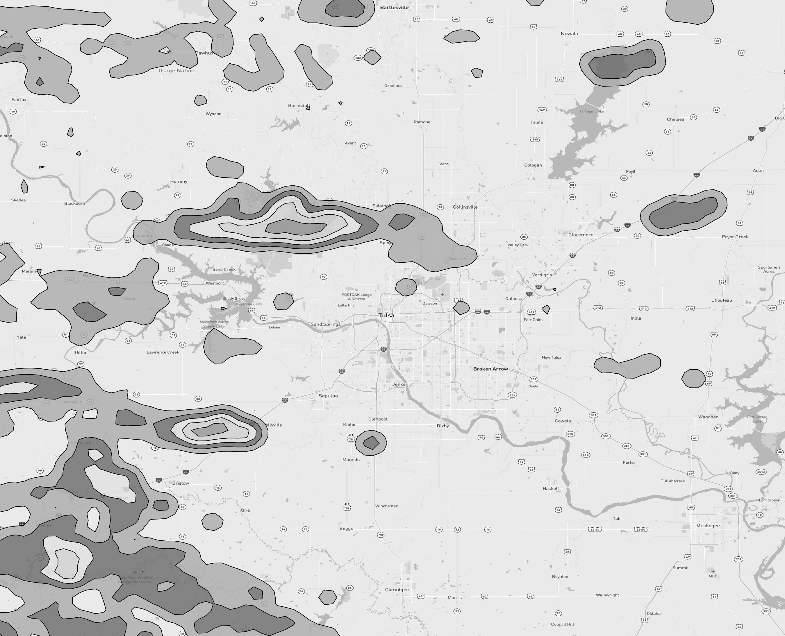 Free Hail Map: Depew, OK - May 23, 2025 | HailGeeks